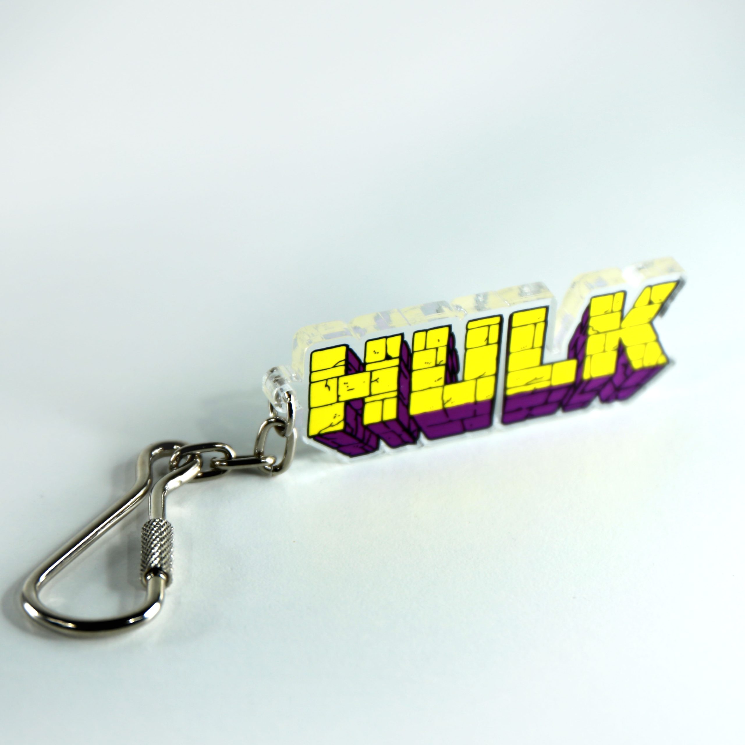 Hulk Superhero Themed Logo Key Ring