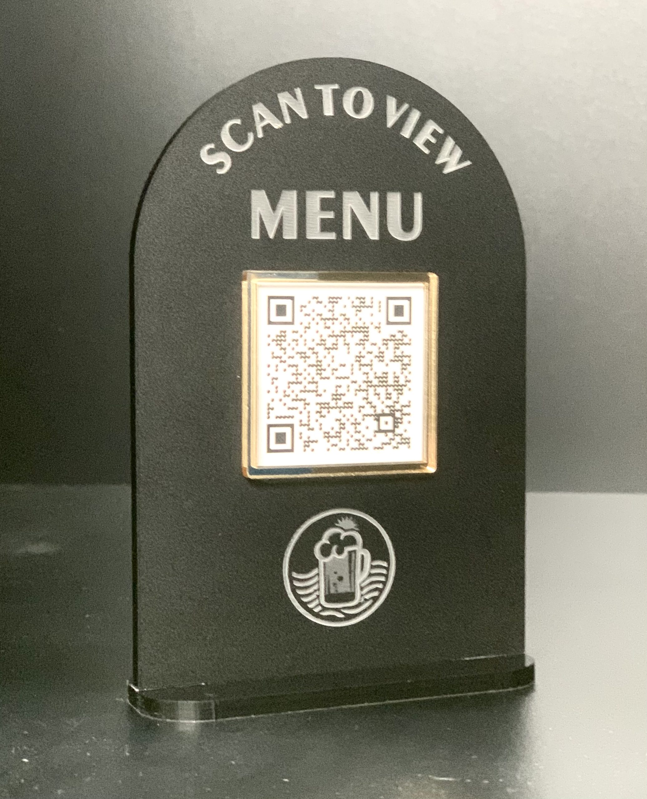 QR Code Sign Business Review, following, socials, menu or payment ...